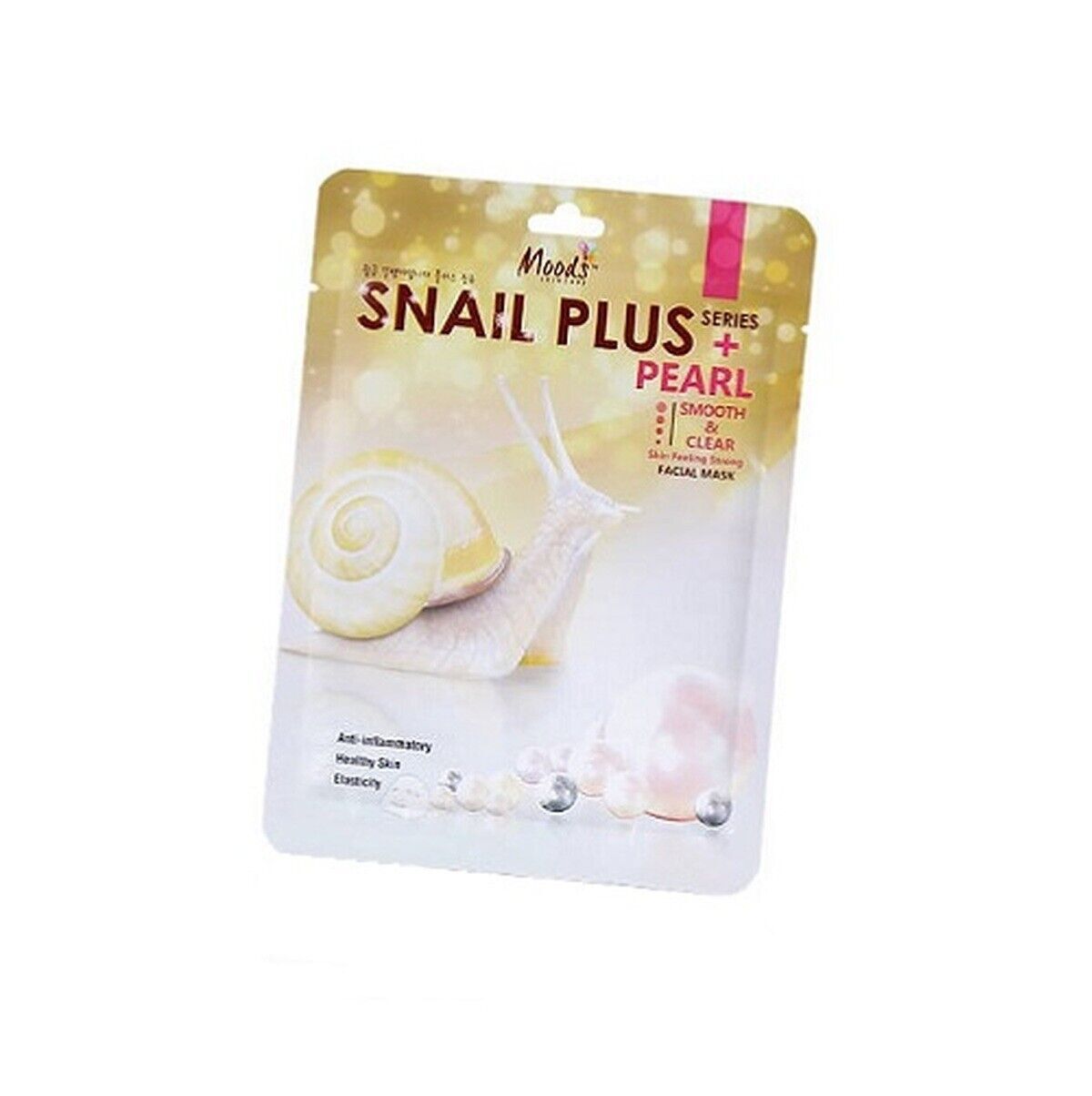 Snail Plus Premium Facial Mask Gold (1 boîte 10 sachets) Perle | eBay