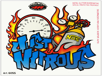 Stickers Just Nitrous 10 x 12 cm | eBay