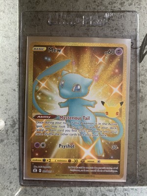 Pokémon Celebrations 25th Anniversary Gold Mew. Secret Rare 25/25 | eBay