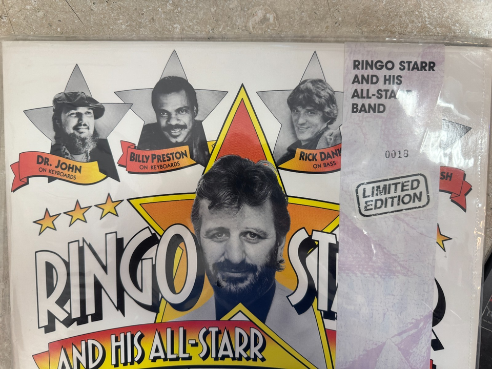 Ringo Starr His All Starr Band LP 1990 Vinyl Sealed low ltd edition Number 18 | eBay