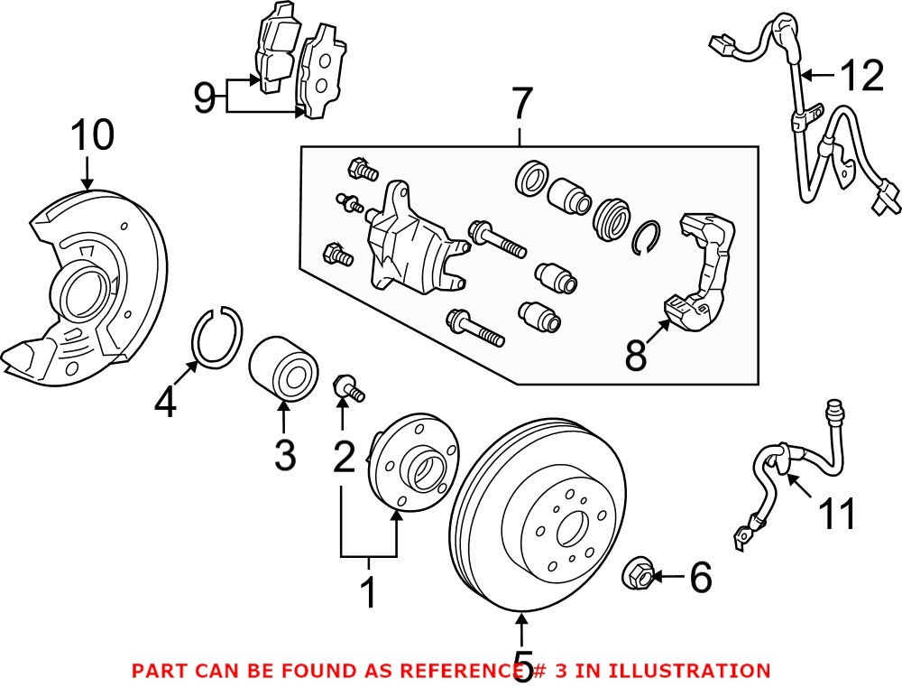 Genuine OEM Front Wheel Bearing for Scion iQ 12-15 xD 08-14 90369-40009 ...