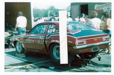 Vintage NHRA Drag Racing-Bob Glidden & Allen-1972 BOSS 351 Ford Pinto ...