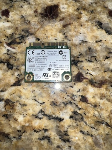 INTEL CENTRINO ADVANCED-N 6205 HALF-MINI PCI-E WIFI CARD 62205ANHMW | eBay