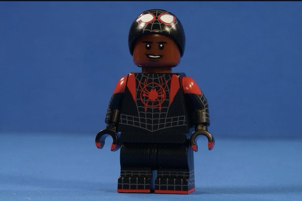 Lego Custom Spider-Man Minifigure Miles Morales Into The Spider Verse ...