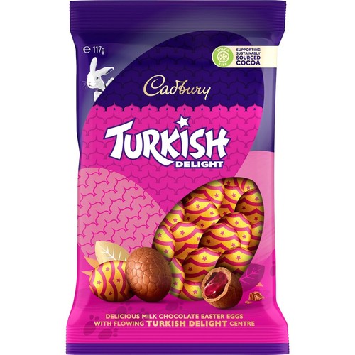 Cadbury Turkish Delight Chocolate Mini Easter Eggs Pack 117g | eBay UK