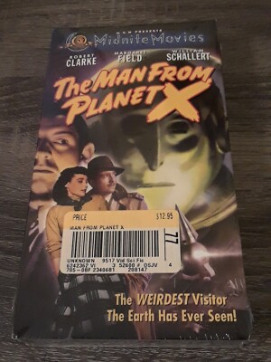 The Man From Planet X (VHS, 2000) Midnite Movies Brand New In Wrapper ...