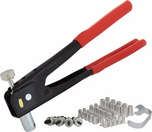 Rivnut Insert Installation Tool Nutsert Rivet Riveter & 40 SAE Riv-nut ...