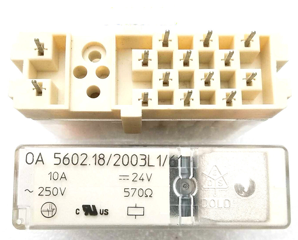 1PC OA 5602.18-2003L1-61 24V Elevator Relay 10A 250VAC 14pins | eBay