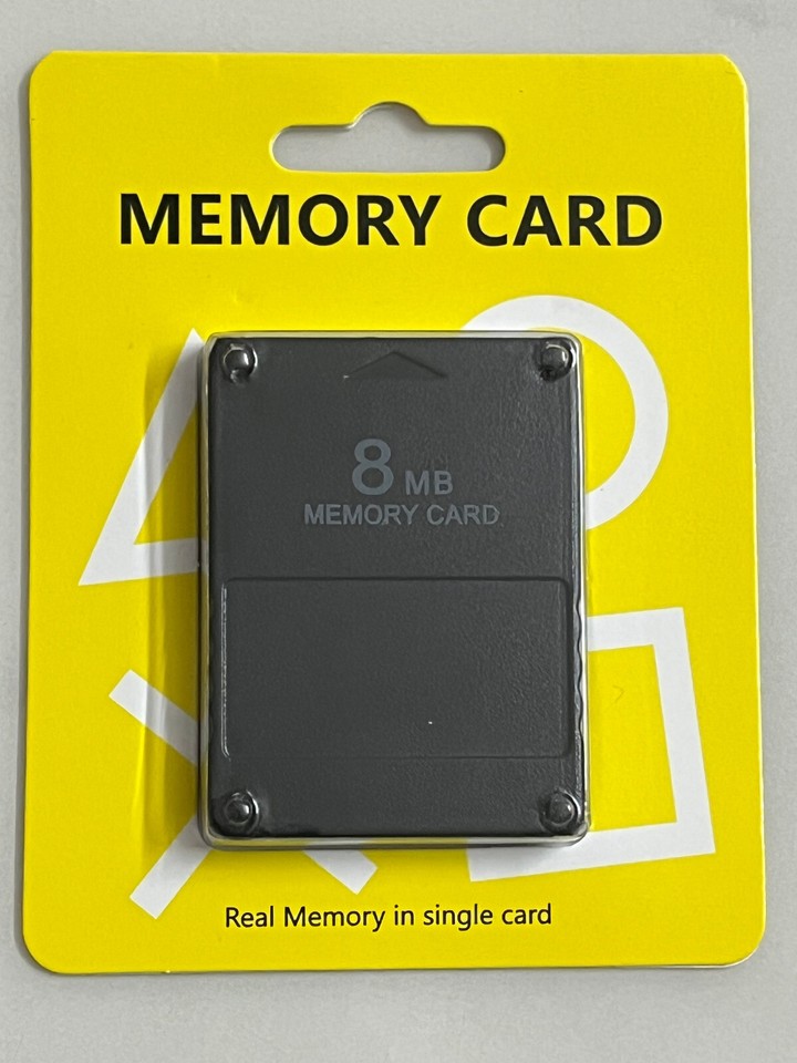 NEW PS2 MEMORY CARD 8MB FOR SONY PLAYSTATION 2 Real Memory in single ...
