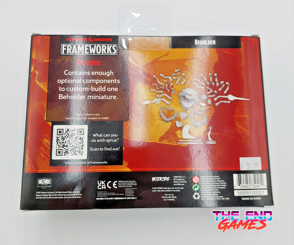 Dungeons & Dragons: Frameworks Beholder Miniature Custom Unpainted HOT ...