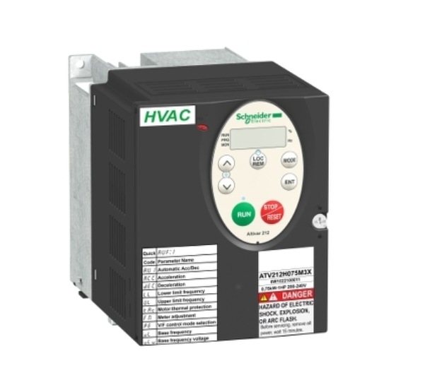 ATV212H075M3X Variable Speed Drive Altivar 212, 0.75kW, 1hp, 240V, 3 ...