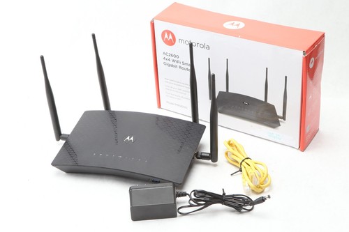 MOTOROLA AC2600 4x4 WiFi Smart Gigabit Router Extended Range Model ...