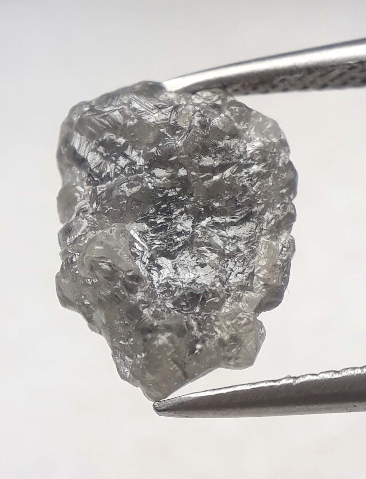 3.45 Ct,Natural Rough Diamond Grey Rough Diamond Uncut Raw Rough ...