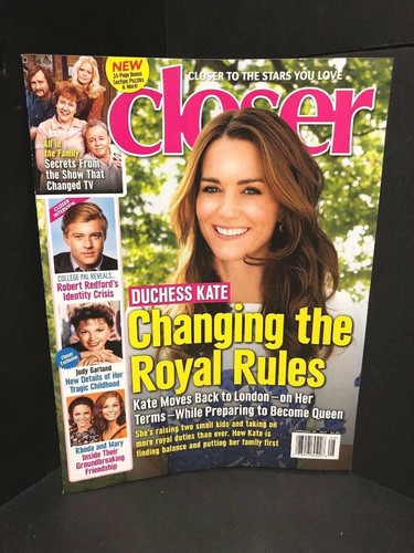 Duchess KATE Closer Magazine February 2017 JUDY GARLAND Robert Redford ...