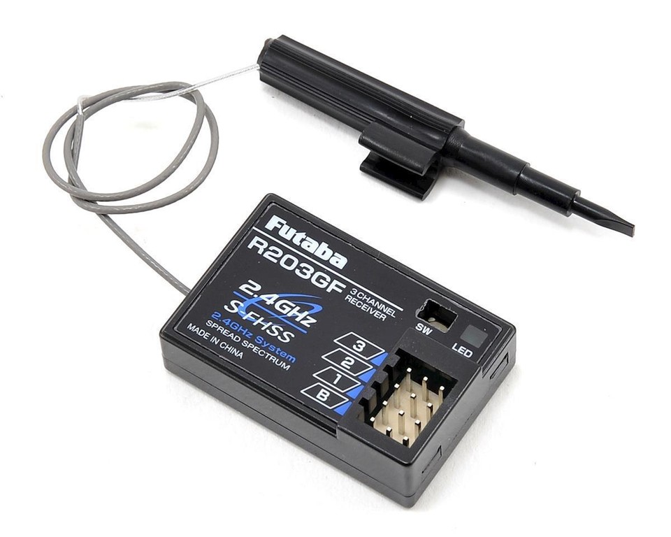 Futaba 3PRKA 3 Channel RC Transmitter TX With R203GF Receiver RX FHSS ...