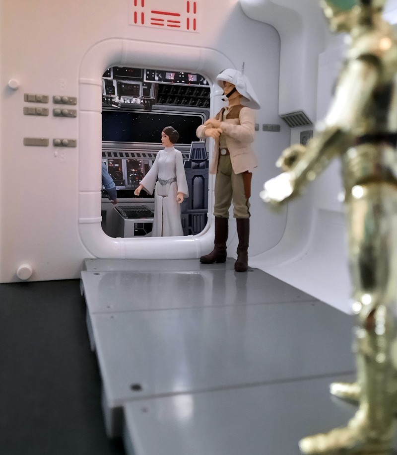 Blockade Runner Cockpit TVC Hallway Playset Diorama Star Wars Kenner ...