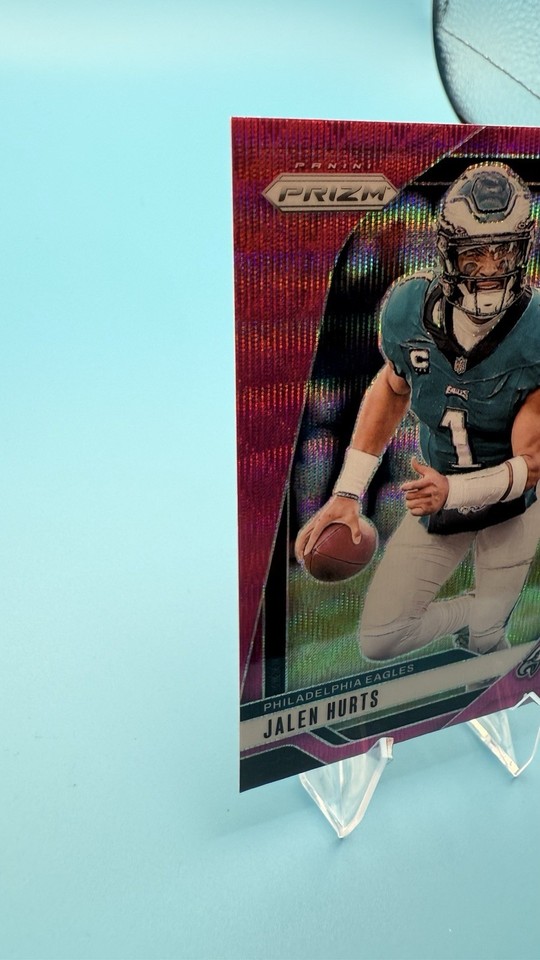 2024 Panini Prizm - Jalen Hurts #231 Pink Wave Prizm Eagles /holo ...