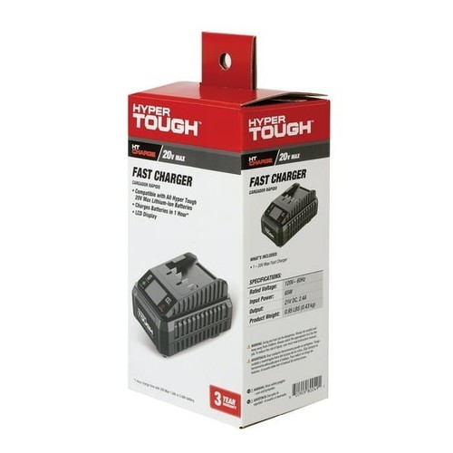 Hyper Tough Fast Charger for 20V Max Lithium-Ion Batteries Free ...