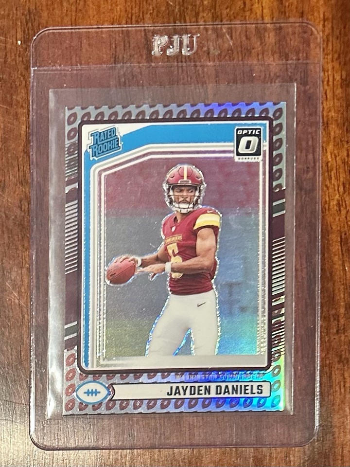 2024 Panini Donruss Jayden Daniels Rated Rookie Optic Preview Football ...