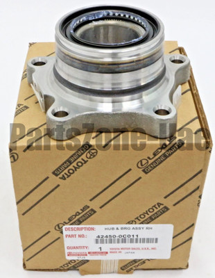 42450-0C011 Toyota Tundra 2011-2021 Rear Right RH Axle Hub & Bearing ...