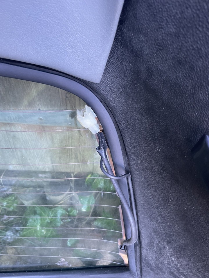 MG TF MGF MGTF Hard Top with Heated Rear Screen Short Cable, in Tahiti ...