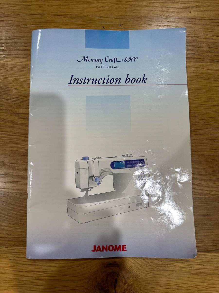 Janome Memory Craft 6500 For Serious Machine Quilters