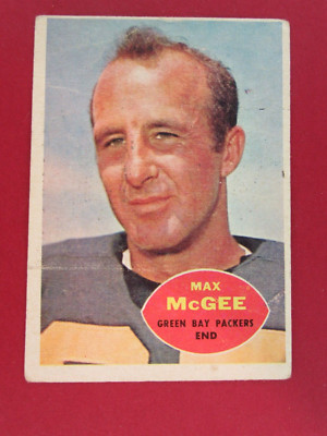1960 topps football #55 max mcgee g.b. packers | eBay