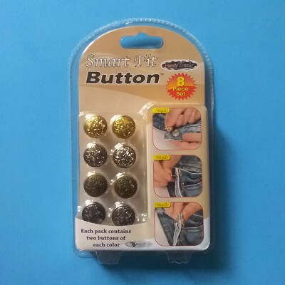 Handy Trends Smart Fit Button- Fix Popped Off Jeans Pants Shorts 8 ...