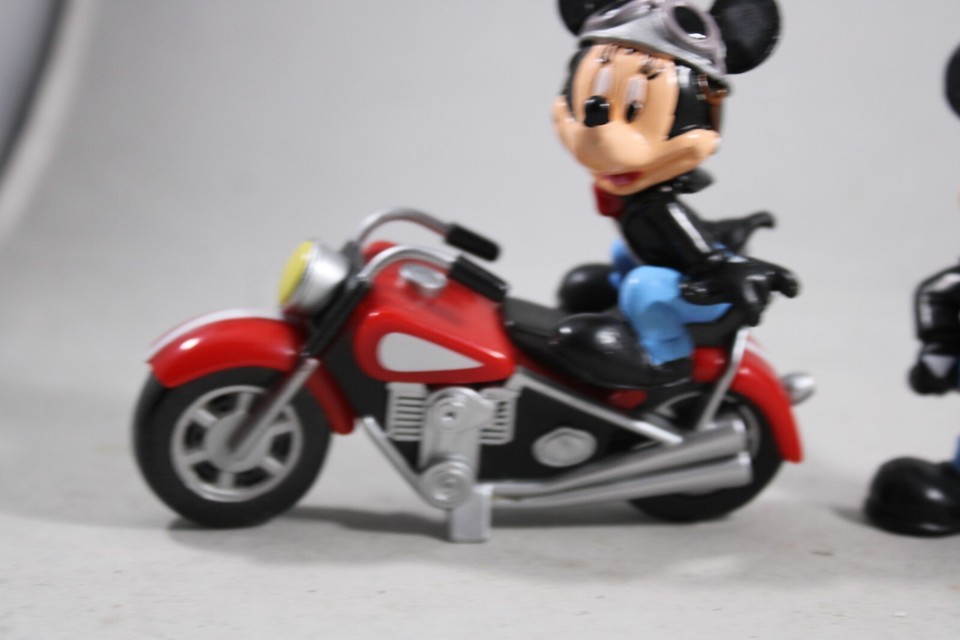 Disney Biker Mickey Mouse Figure DecoPac - Minnie Red Motorcycle | eBay