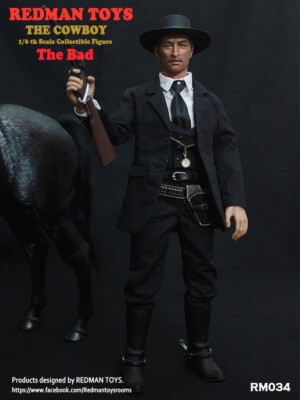 REDMAN Toys 1/6 scale The Cowboy The Bad 12" Action Figure RM034 New | eBay