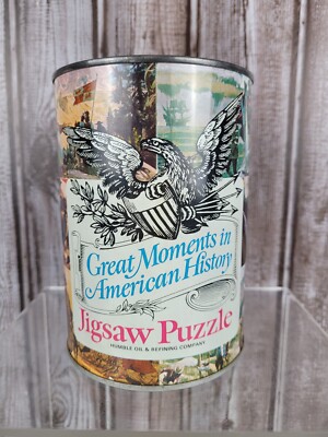 1969 Great Moments in American History Jigsaw Puzzle Humble Oil ...