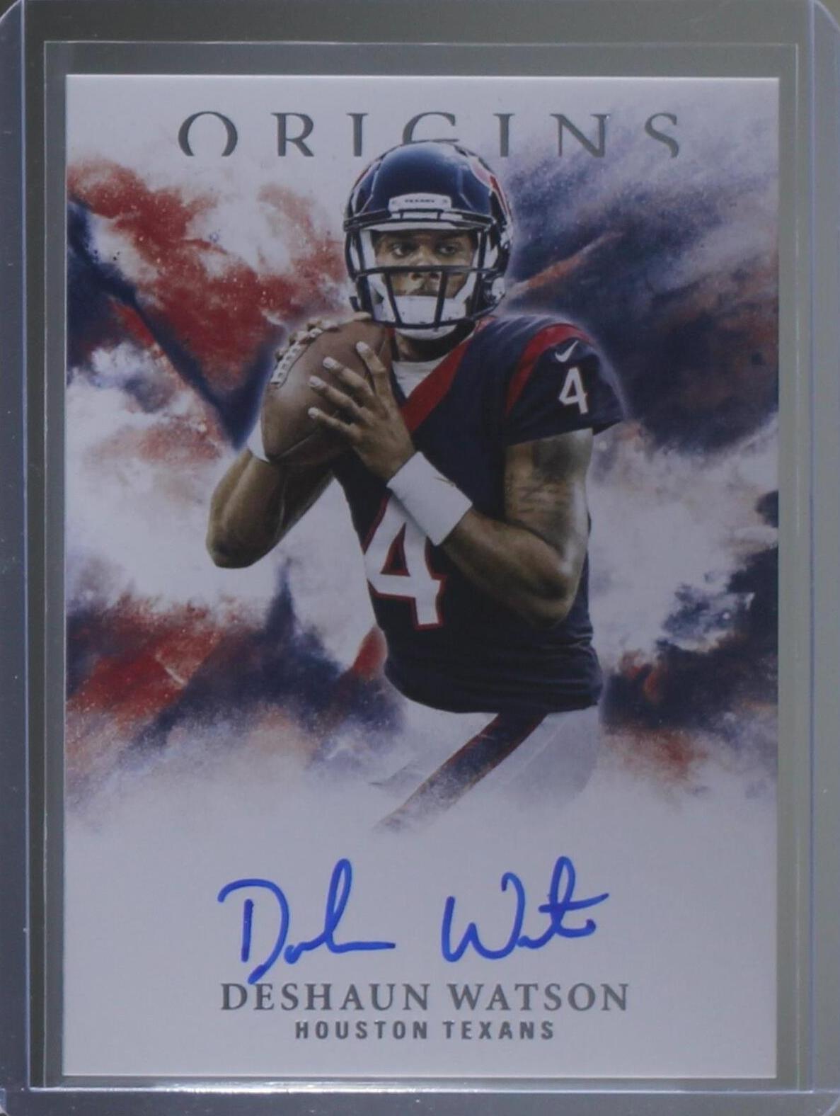2017 Panini Origins - Rookie Autographs Deshaun Watson #RA-DW (AU, RC ...