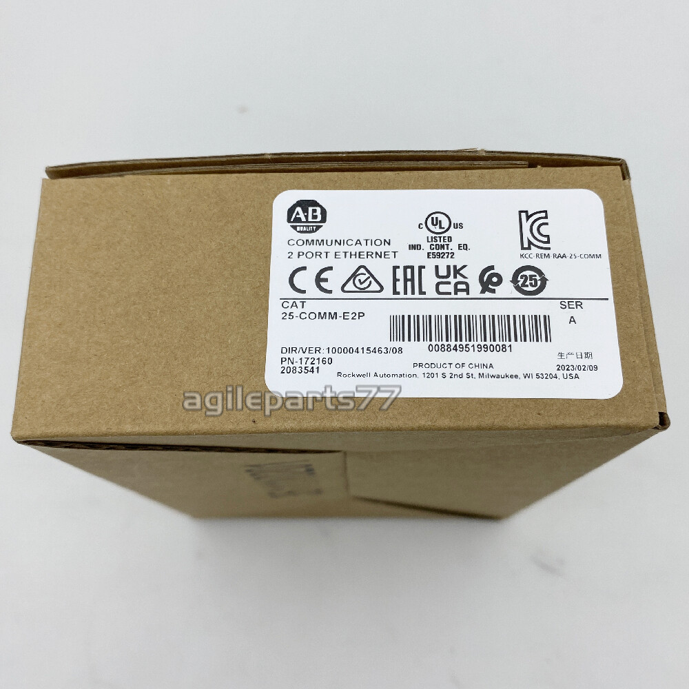 AB 25-COMM-E2P PowerFlex 520 Dual Port Ethernet Adapter New Factory ...