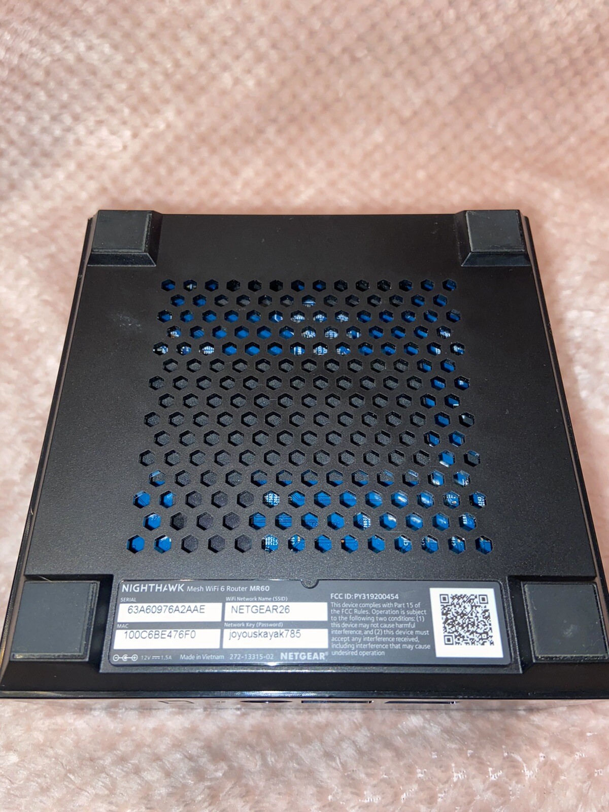 Netgear Nighthawk WiFi 6 Dual Band MR60 Mesh Router (Single Unit) - No ...