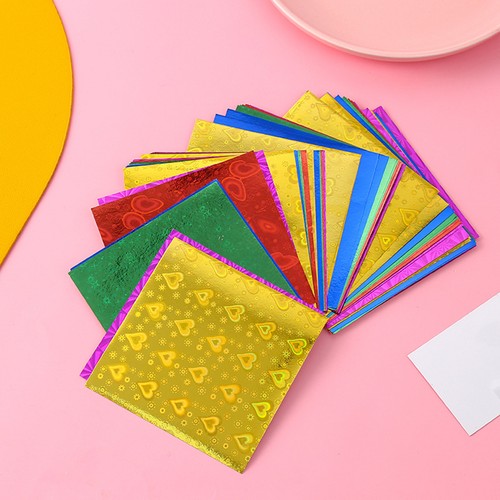 Safe to Use Origami Paper for Crafts Vibrant Set 50 Colorful Square ...