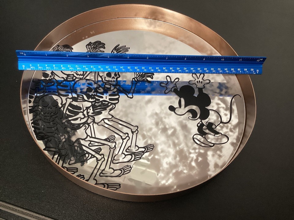 Disney Halloween Mickey A Silly Symphony The Skeleton Dance Tray New | eBay