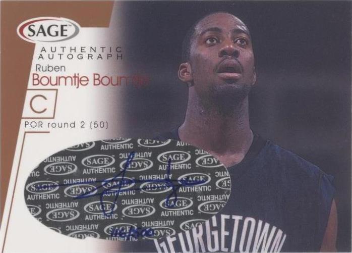2001 Sage - Autographs Ruben Boumtje-Boumtje #A3 Bronze /500 (AU) for ...