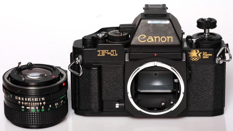 Canon New F-1 F1N 1984 LA Olympics Model & FD 50 1.4 Near Mint 0877 | eBay