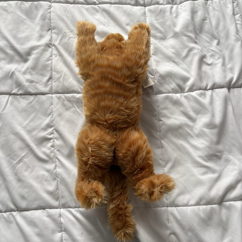 NWT Vintage Russ Berrie Abby Ginger Tabby Plush Cat Stuffed Animal 20 ...