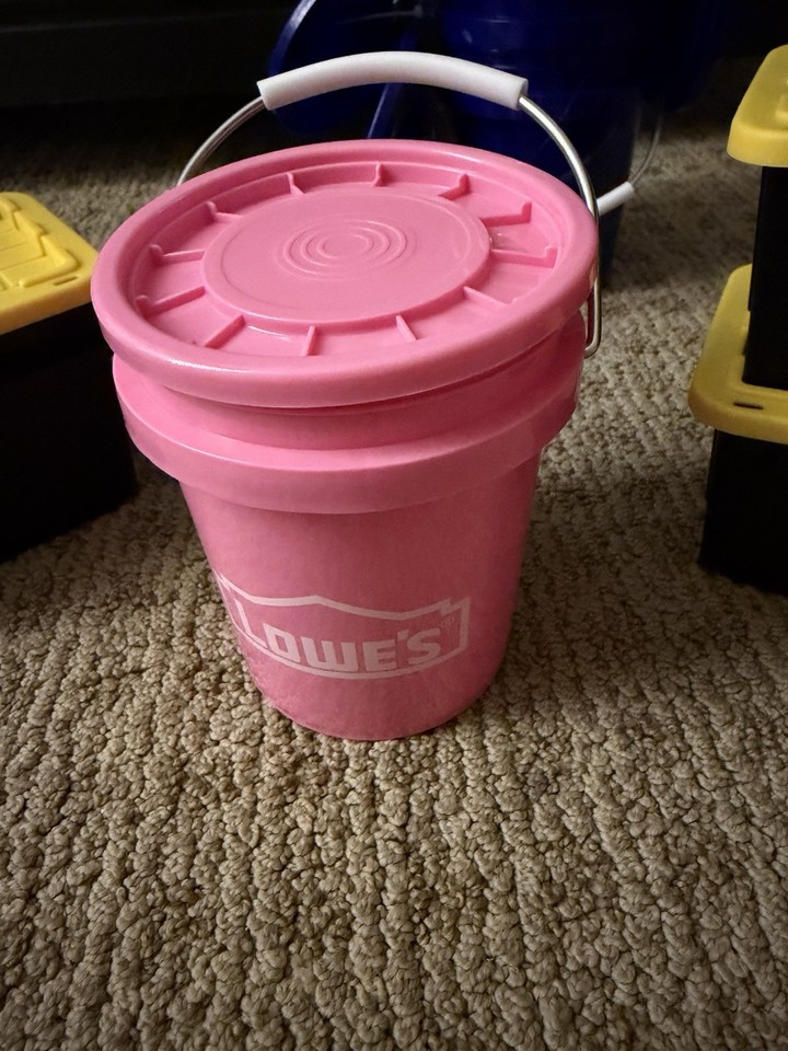 Lowes Pink And Blue Tiny Buckets With Lids And Teeny Totes 15 Piece Set ...