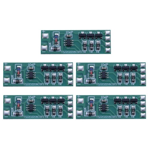 5Pcs 3-12V Flashing LED Light Module Red Pair Flashing Suitable for ...