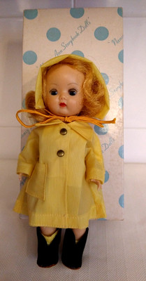 Nancy Ann Muffie Doll #811 "Muffie's Rain Coat, Hood, Overshoes" /w Box ...