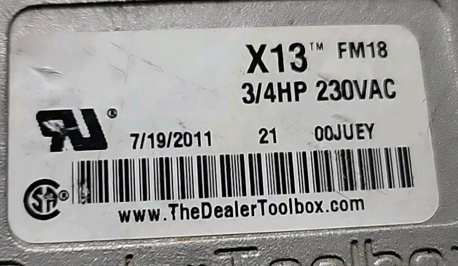 OEM Genteq Endura FM18 3/4 HP 230v ECM Module 032x44 Guaranteed 14 Days ...