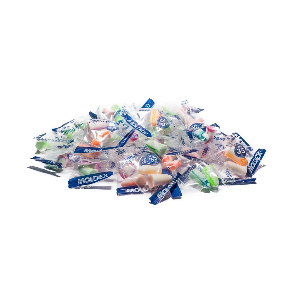 Moldex Spark Earplugs ( 7800 ) Soft Foam Ear plugs SNR 35dB! Free UK P ...