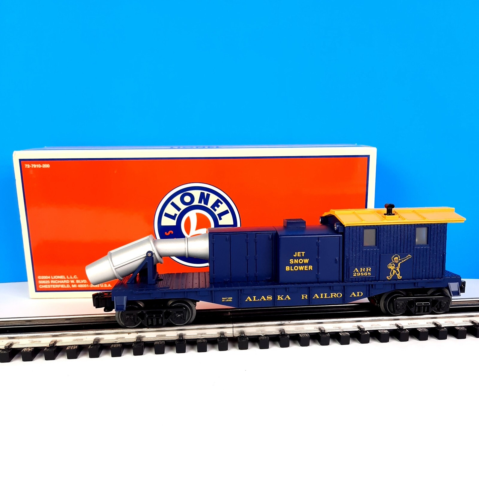 Lionel 6-29868 ARR Alaska Railroad O Gauge Jet Snow Blower w/ Original ...
