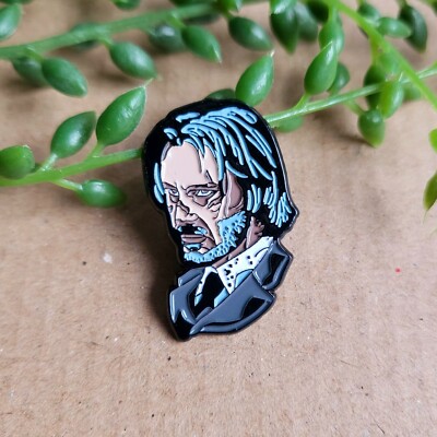John Wick Enamel Pin badge - Keanu Reeves Movie metal pin badge | eBay