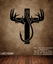 FISH HOOK DEER ANTLERS CROSS COUNTRY WALL VINYL DECAL LARGE 12X12 ...