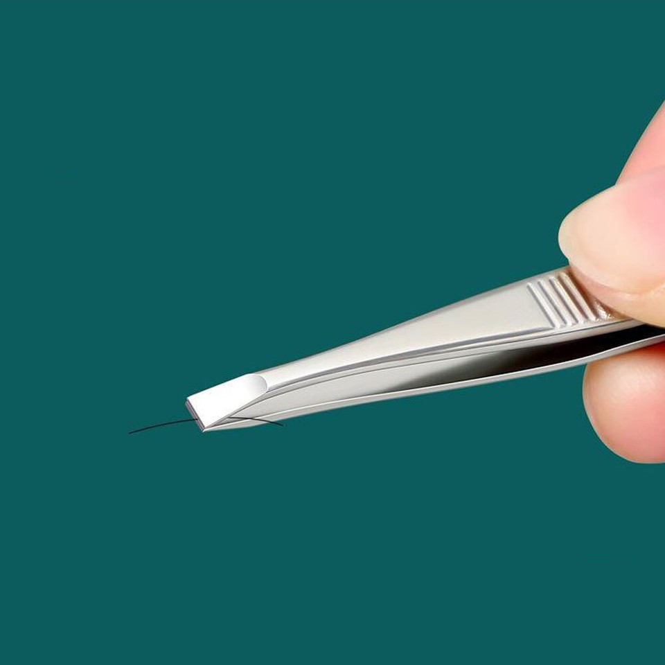 Tweezers (3 Pcs) Tweezers Set - Stainless Steel Slant Tip, Flat, Point ...