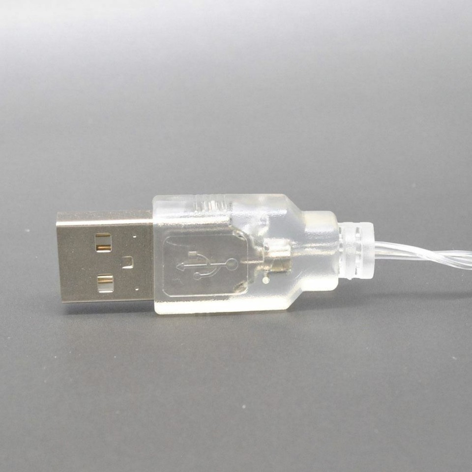 20 LED 3.5M 11ft USB Powered Multi Colour Fairy Lights for Laptop PC ...