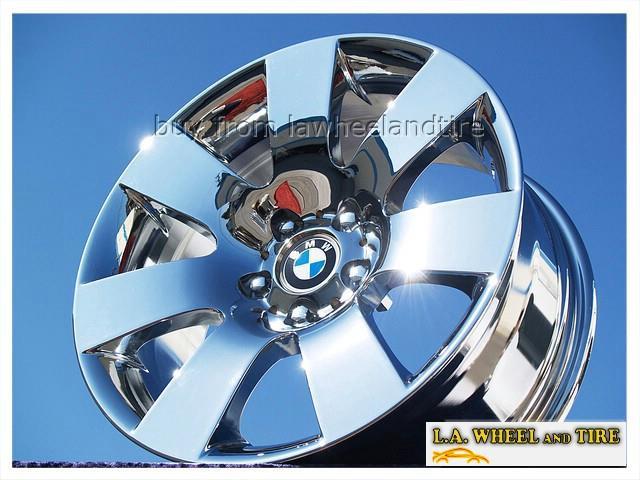 SET OF 4 CHROME 18" BMW 525i 528i 530i 535i 545i 550i OEM WHEELS RIMS ...